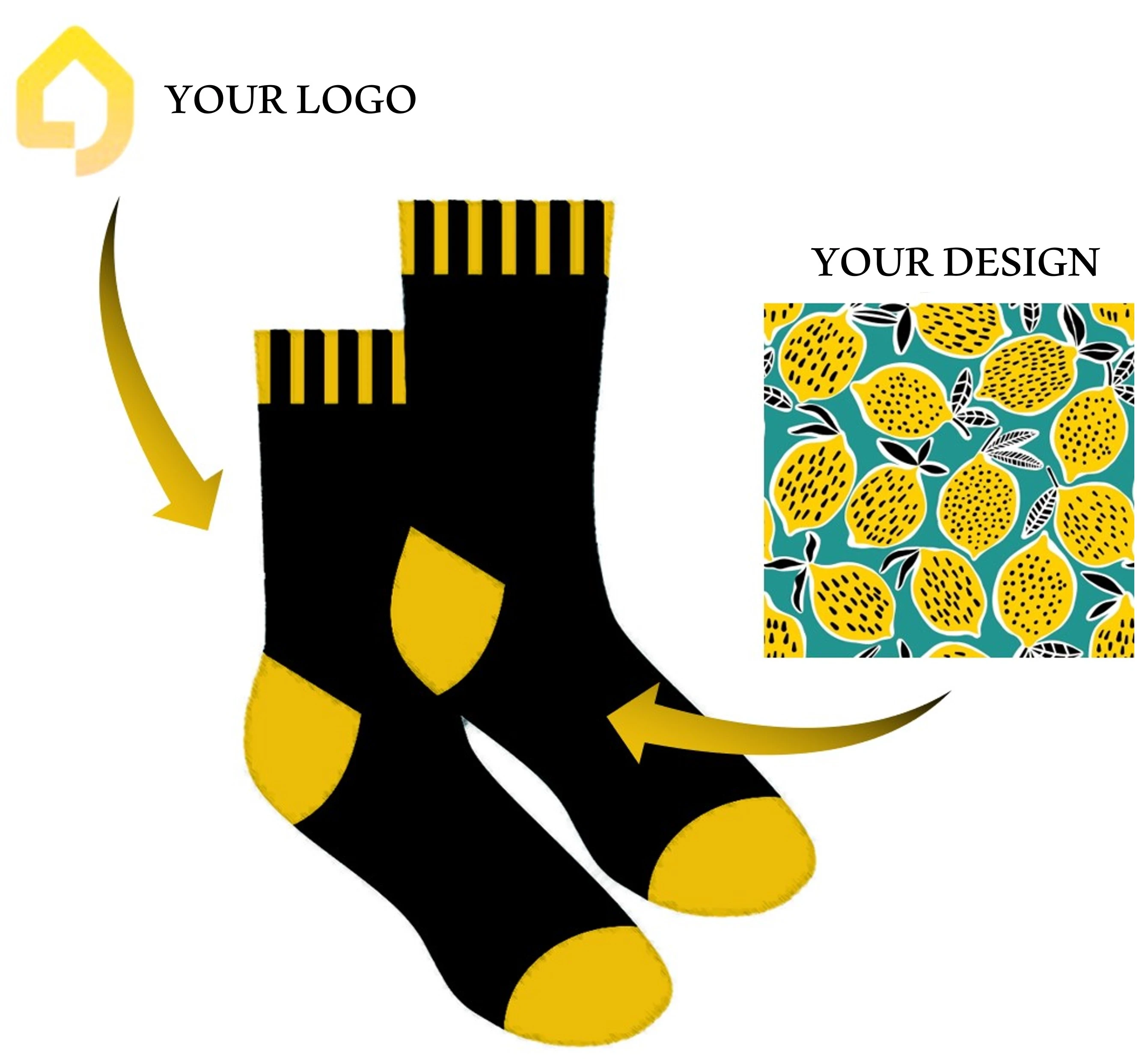 Custom socks with logo & personalised socks | Socks manufacturer Spox Sox