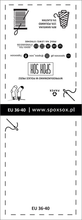 Skarpetki z własnym wzorem. Skarpety na zamówienie z logo - Spox Sox